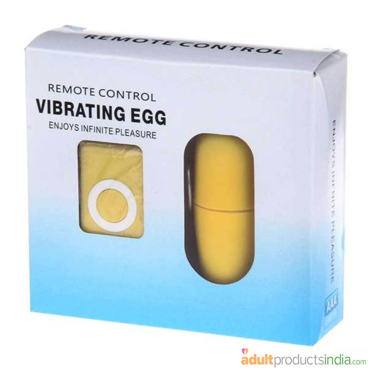 Remote Control Vibrating Egg - Yellow | Adult Products India